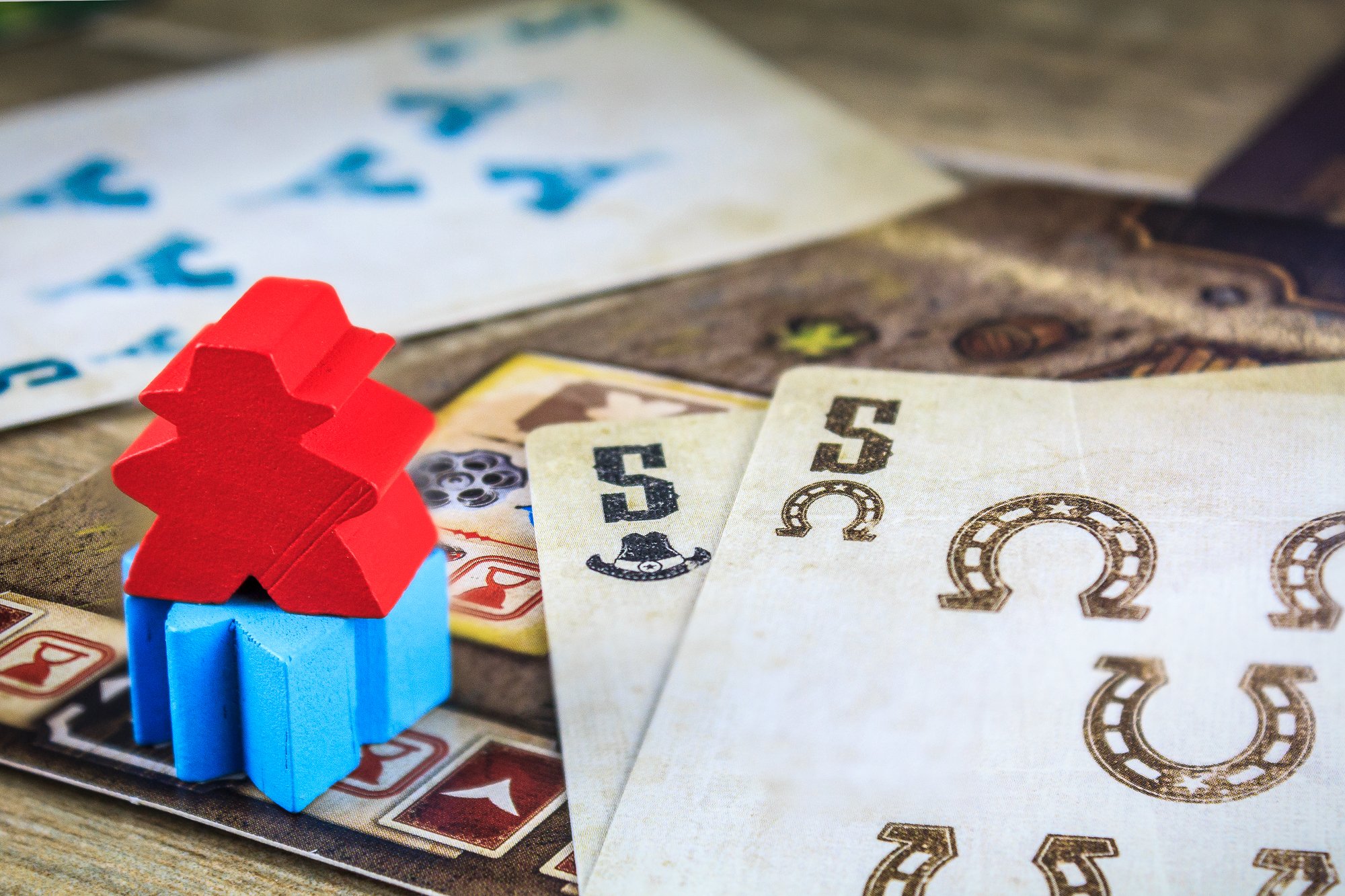 Gamelyn Games Tiny Epic Western: A Boomtown Board Game with A Poker Twist in The Wild West