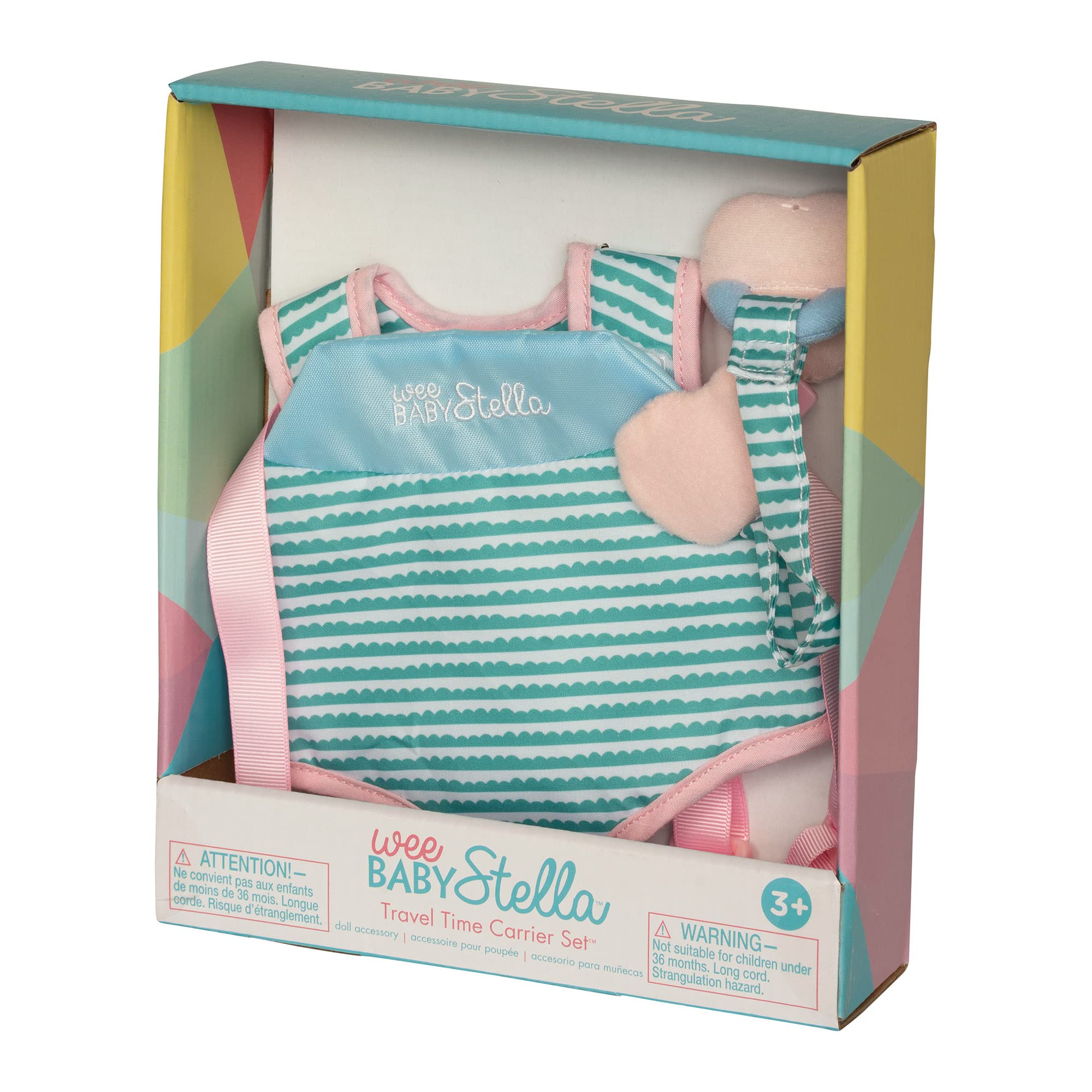 Manhattan Toy Wee Baby Stella Travel Time Carrier Baby Doll Accessories Set for 12" Dolls