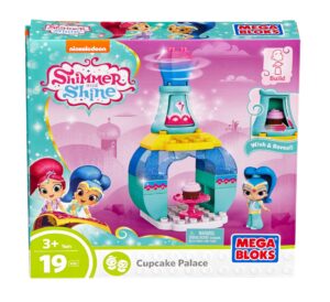 mega bloks shimmer & shine, cupcake palace