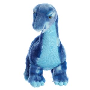 Aurora® Ferocious Dinos & Dragons Brachiosaurus Stuffed Animal - Prehistoric Fun - Cuddly Companions - Blue 15.5 Inches