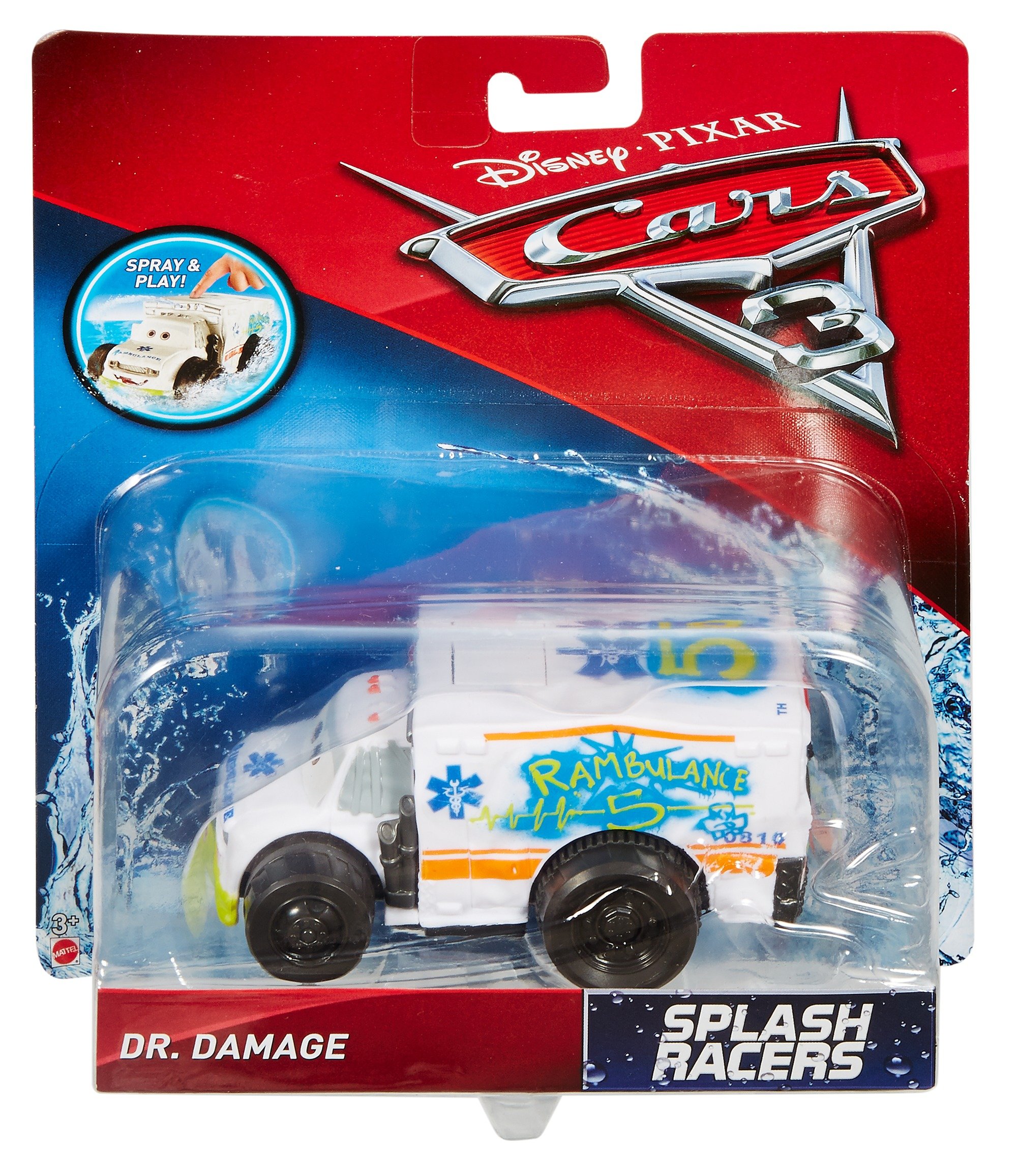 Disney Pixar Cars 3 Splash Racers Dr. Damage Vehicle