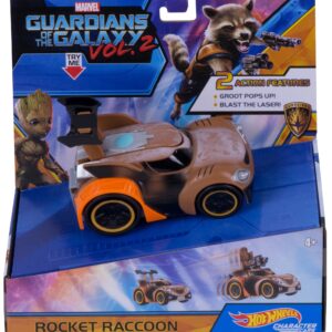 Hot Wheels Marvel Guardians of The Galaxy Vol. 2 Rocket Raccoon Chracter Car