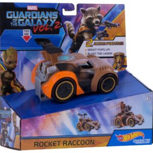 Hot Wheels Marvel Guardians of The Galaxy Vol. 2 Rocket Raccoon Chracter Car