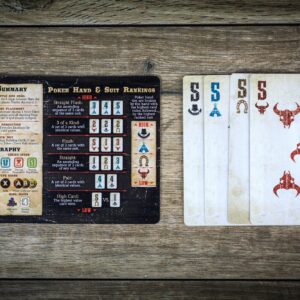 Gamelyn Games Tiny Epic Western: A Boomtown Board Game with A Poker Twist in The Wild West