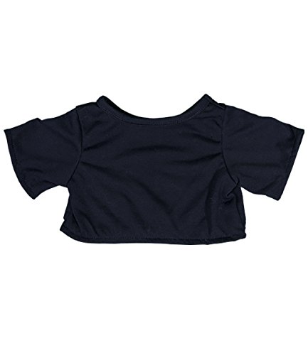 Navy Blue T-Shirt Teddy Bear Clothes Fits Most 14"-18" Build-a-Bear and Make Your Own Stuffed Animals