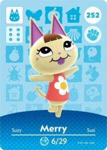 merry - nintendo animal crossing happy home designer amiibo card - 252 by nintendo