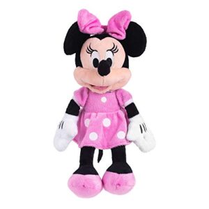 minnie 10776 disney pink 11" beans plush, multi, 6"