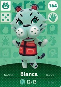 nintendo animal crossing happy home designer amiibo card bianca 164/200 usa version by nintendo