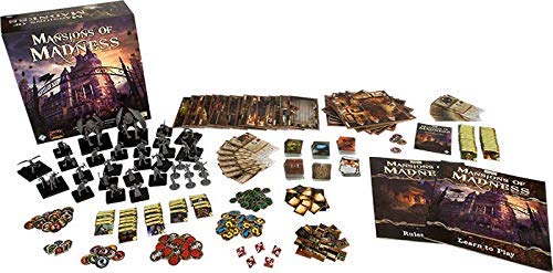 Mansions of Madness 2nd Edition (BASE GAME) | Horror Game | Mystery Board Game for Teens and Adults | Ages 14 and up | 1-5 Players | Average Playtime 2-3 hrs | Made by Fantasy Flight Games