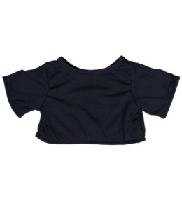 navy blue t-shirt teddy bear clothes fits most 14"-18" build-a-bear and make your own stuffed animals