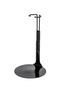 kaiser doll stand 1075 - black doll stand for 3 1/2" to 5" dolls and action figures, 6-pack