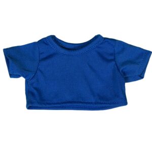 Royal Blue T-Shirt Fits Most 8"-10" Webkinz, Shining Star and 8"-10" Make Your Own Stuffed Animals and Build-A-Bear