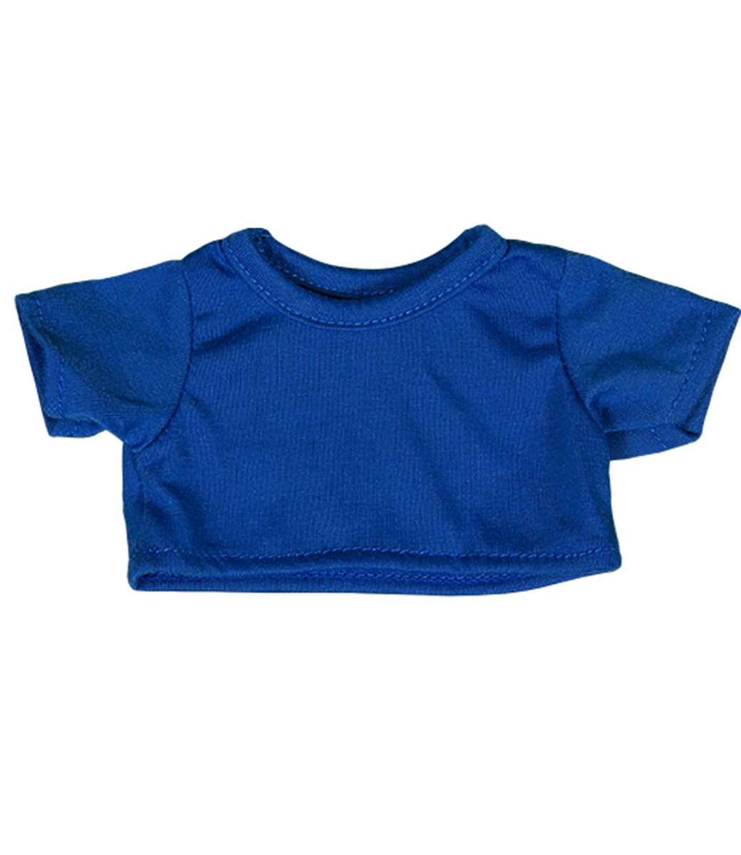 Royal Blue T-Shirt Fits Most 8"-10" Webkinz, Shining Star and 8"-10" Make Your Own Stuffed Animals and Build-A-Bear