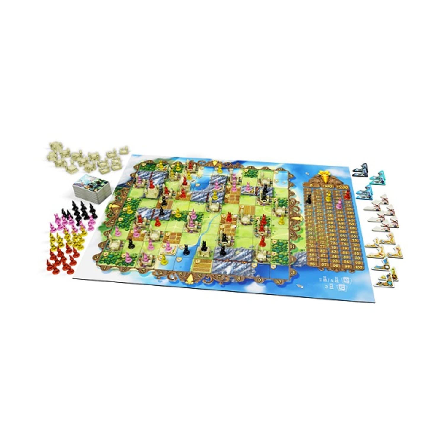 IELLO: Bunny Kingdom, Strategy Board Game, Expand Your Fief by Just a Hare, 45 Minute Play Time, 2 to 4 Players, for Ages 14 and Up