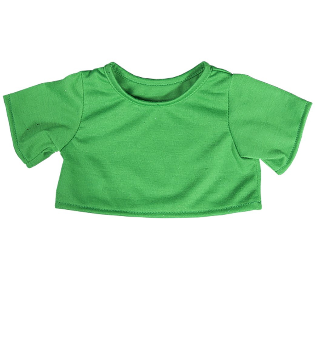 Green T-Shirt Outfit Teddy Bear Clothes Fits Most 14"-18" Build-a-Bear and Make Your Own Stuffed Animals