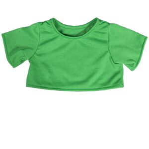 Green T-Shirt Outfit Teddy Bear Clothes Fits Most 14"-18" Build-a-Bear and Make Your Own Stuffed Animals