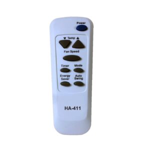 HA-411 Replacement for Air Conditioner Remote Control 6711A20089C Works for 580.75080 580.75080500 580.75100 580.75100500 580.75180 580.75180500 580.75180501 580.75180700 580.76100