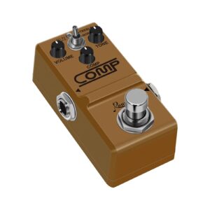 Rowin Analog Mini Opto compressor Box Guitar Compression Pedal for Electric Guitar BASS (LN-333)