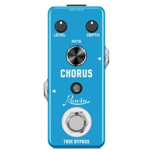 rowin analog chorus pedal for electric guitar/bass true bypass le-304