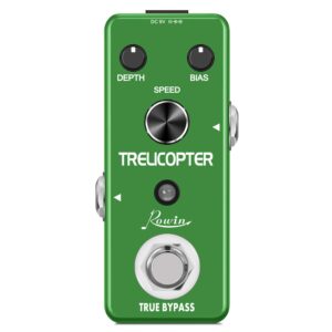 rowin trelicopter effects guitar tremolo pedal