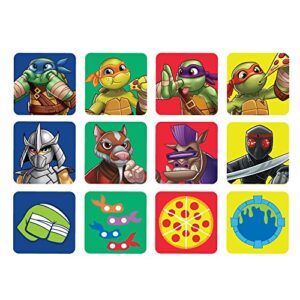 MAGFORMERS Teenage Mutant Ninja Turtles 60 Pieces Set, Green and Purple, Educational Magnetic Geometric Shapes Tiles Building STEM Toy Set Ages 3+