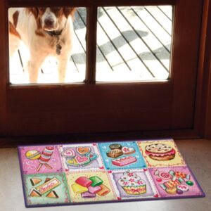 Toland Home Garden 800298 Granny's Goodies Bake Door Mat 18x30 Inch Sweets Outdoor Doormat for Entryway Indoor Entrance