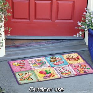 Toland Home Garden 800298 Granny's Goodies Bake Door Mat 18x30 Inch Sweets Outdoor Doormat for Entryway Indoor Entrance