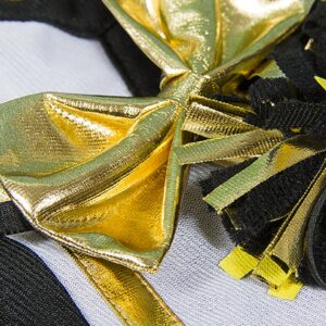 Metallic Gold & Black Cheerleader Teddy Bear Clothes Fits Most 14"-18" Build-A-Bear & Make Your Own Stuffed Animals