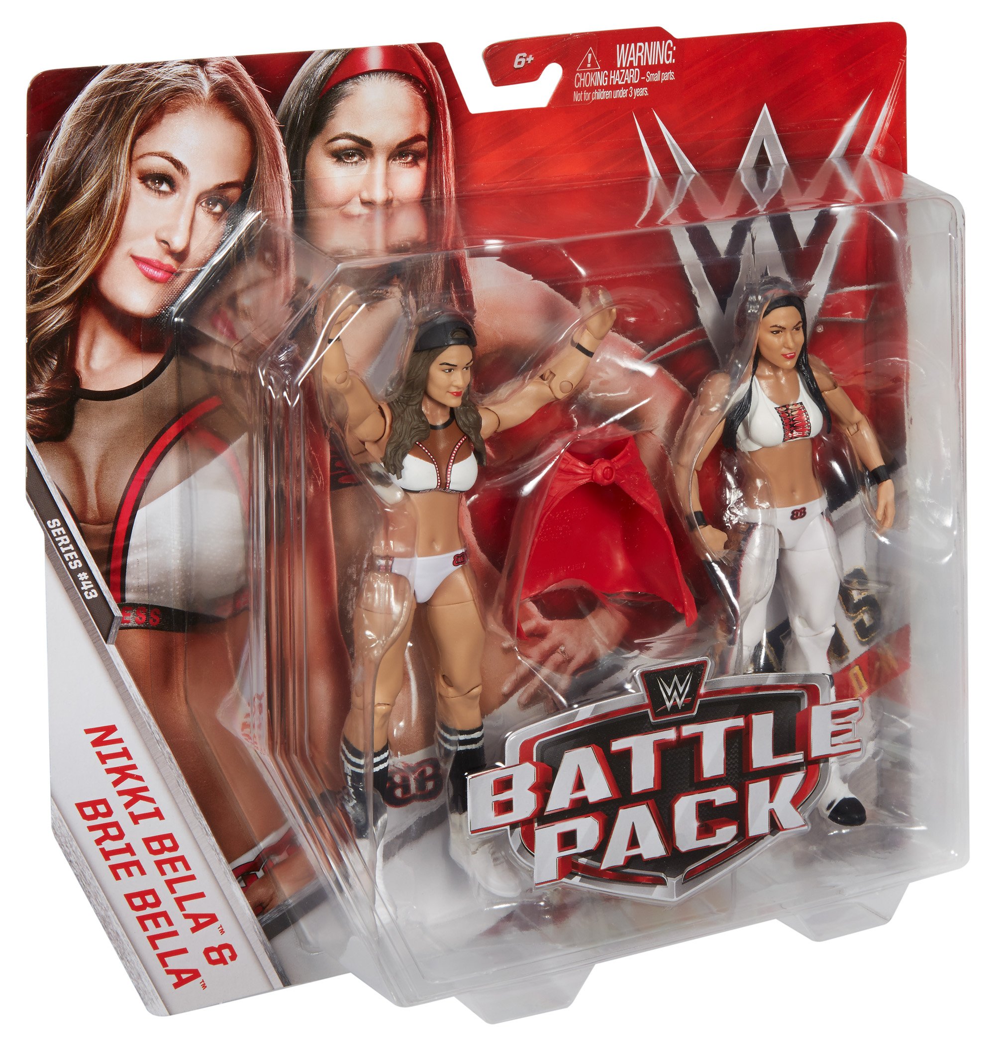 WWE Nikki Bella and Brie Bella Action Figure, 2-Pack