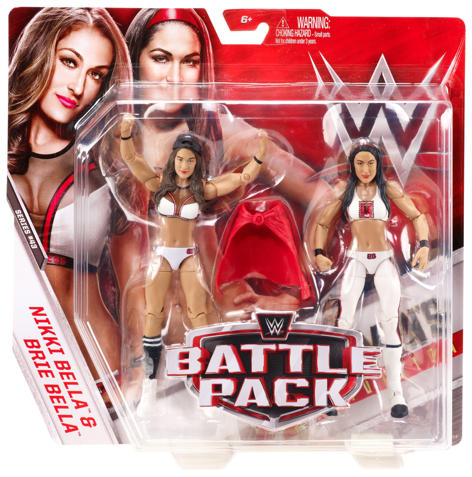 WWE Nikki Bella and Brie Bella Action Figure, 2-Pack