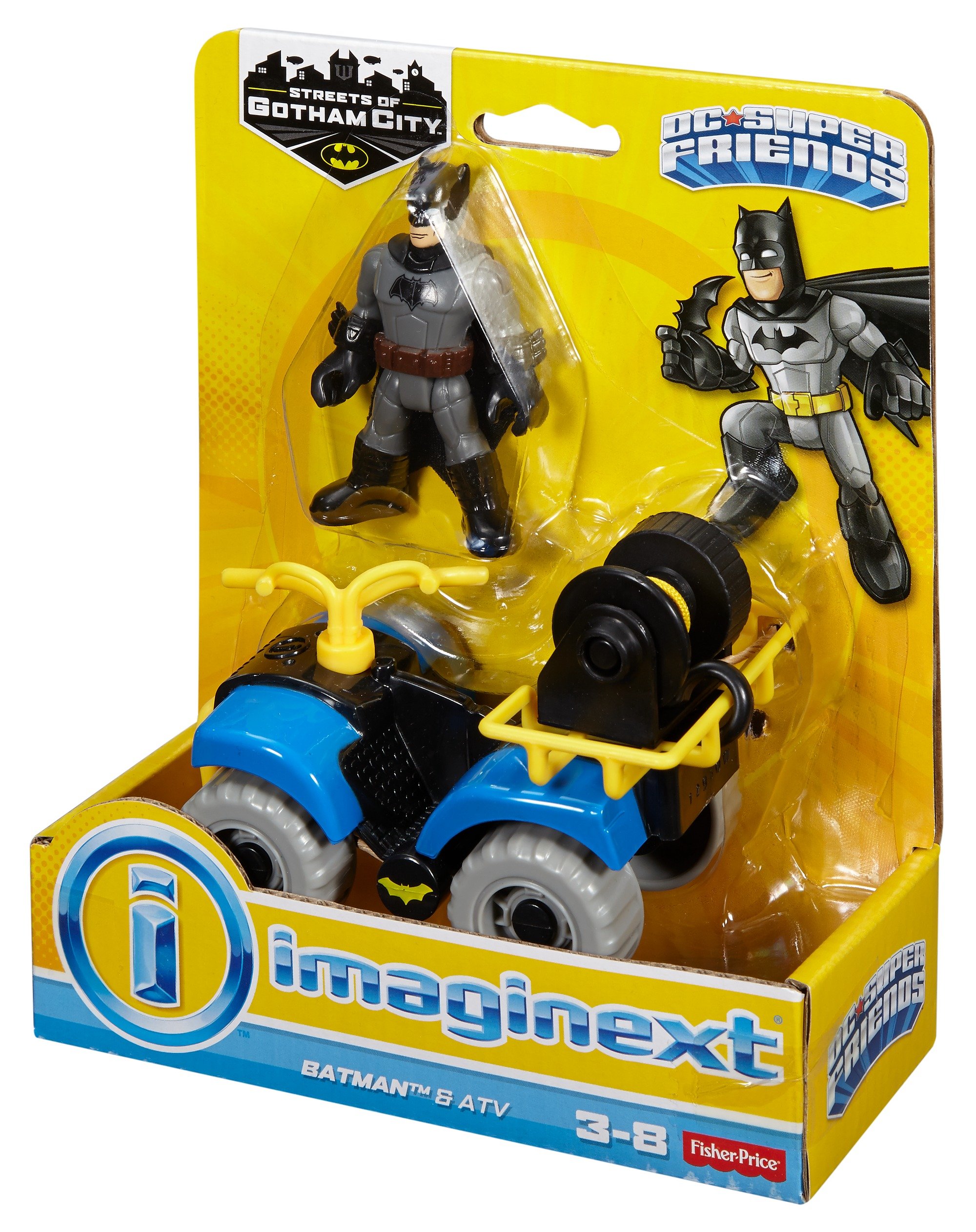 Fisher-Price Imaginext Streets of Gotham City Batman & ATV Action Figure