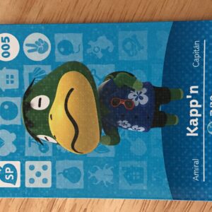 Amiibo Card Animal Crossing Happy Home Design Card KAPP'N 005/100 SP by Nintendo