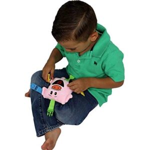 Buckle Toys - Boink Pig - Learning Activity - Develop Fine Motor Skills and Problem Solving - Sensory Toddler Travel Toy