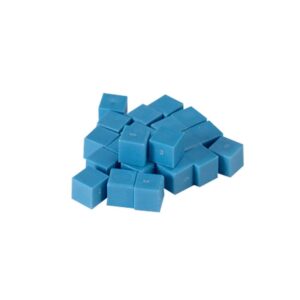 hand2mind blue plastic base ten unit blocks, place value blocks, counting cubes for kids math, base ten blocks classroom set, math blocks kindergarten, base 10 math manipulatives (set of 100)