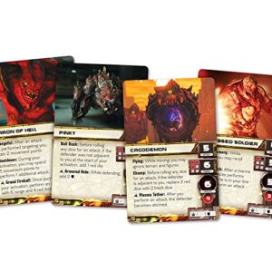 Doom The Board Game (2nd Edition) - Sci-Fi Combat Strategy Game Based on the Video Game for Kids & Adults, Ages 14+, 2-5 Players, 90 Minute Playtime, Made by Fantasy Flight Games