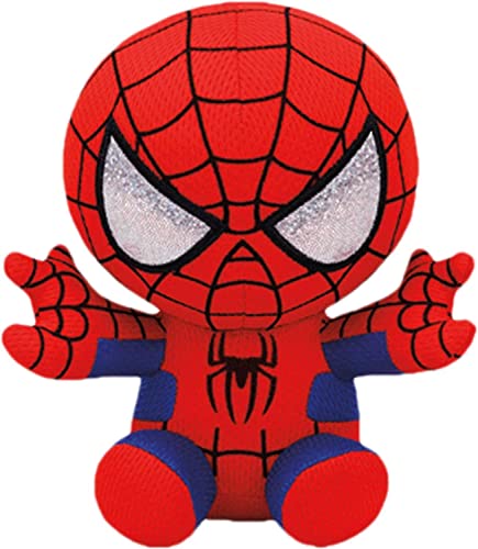 Ty Spiderman Plush, Red/blue, Regular