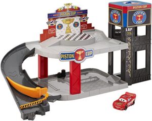 disney pixar cars piston cup racing garage