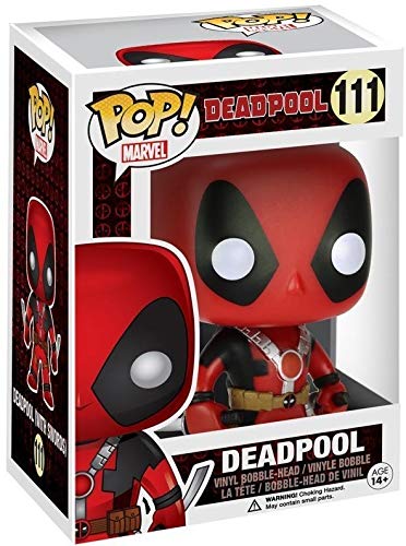 Funko Pop! Marvel Heroes: Deadpool with Two Swords #111 Vinyl Figure (Bundled with Pop Box Protector Case)