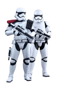 hot toys ht902604 1:6 scale first order storm trooper officer and twin set star wars the force awakens figure