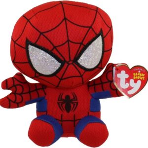 Ty Spiderman Plush, Red/blue, Regular