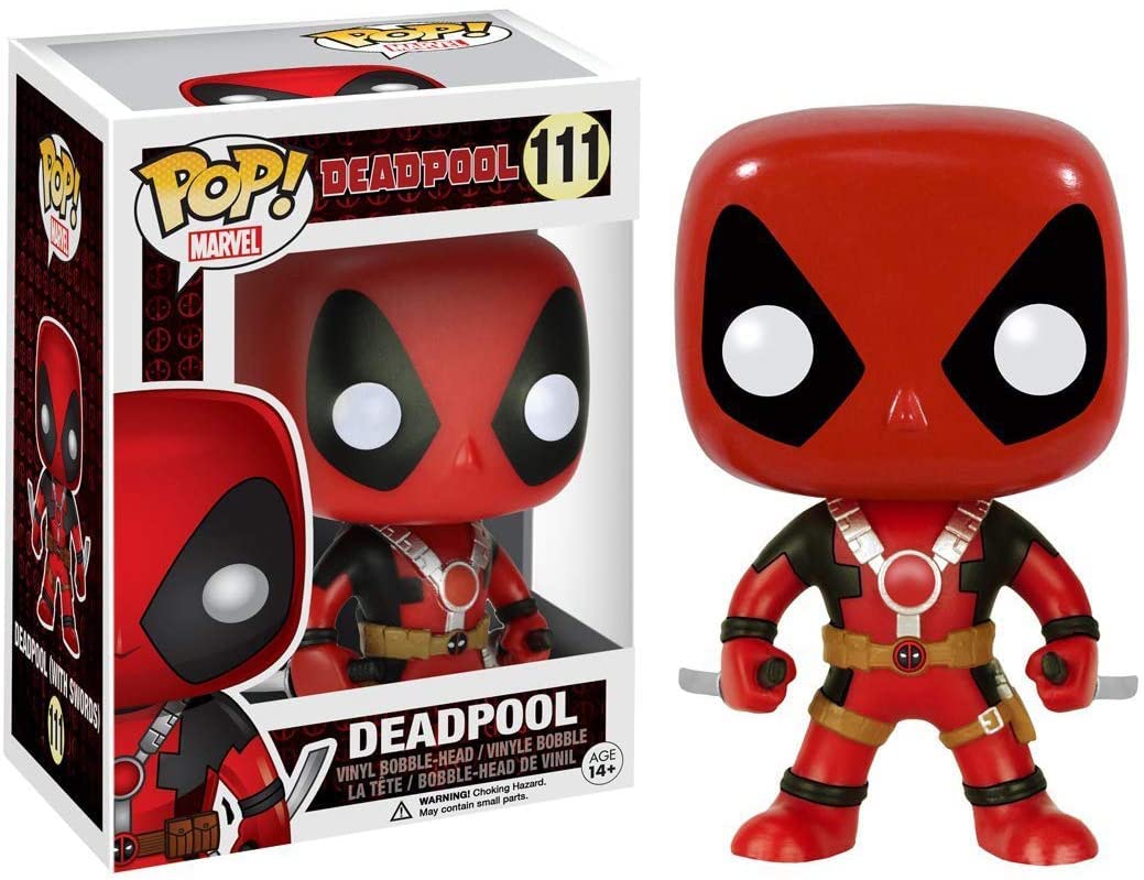 Funko Pop! Marvel Heroes: Deadpool with Two Swords #111 Vinyl Figure (Bundled with Pop Box Protector Case)