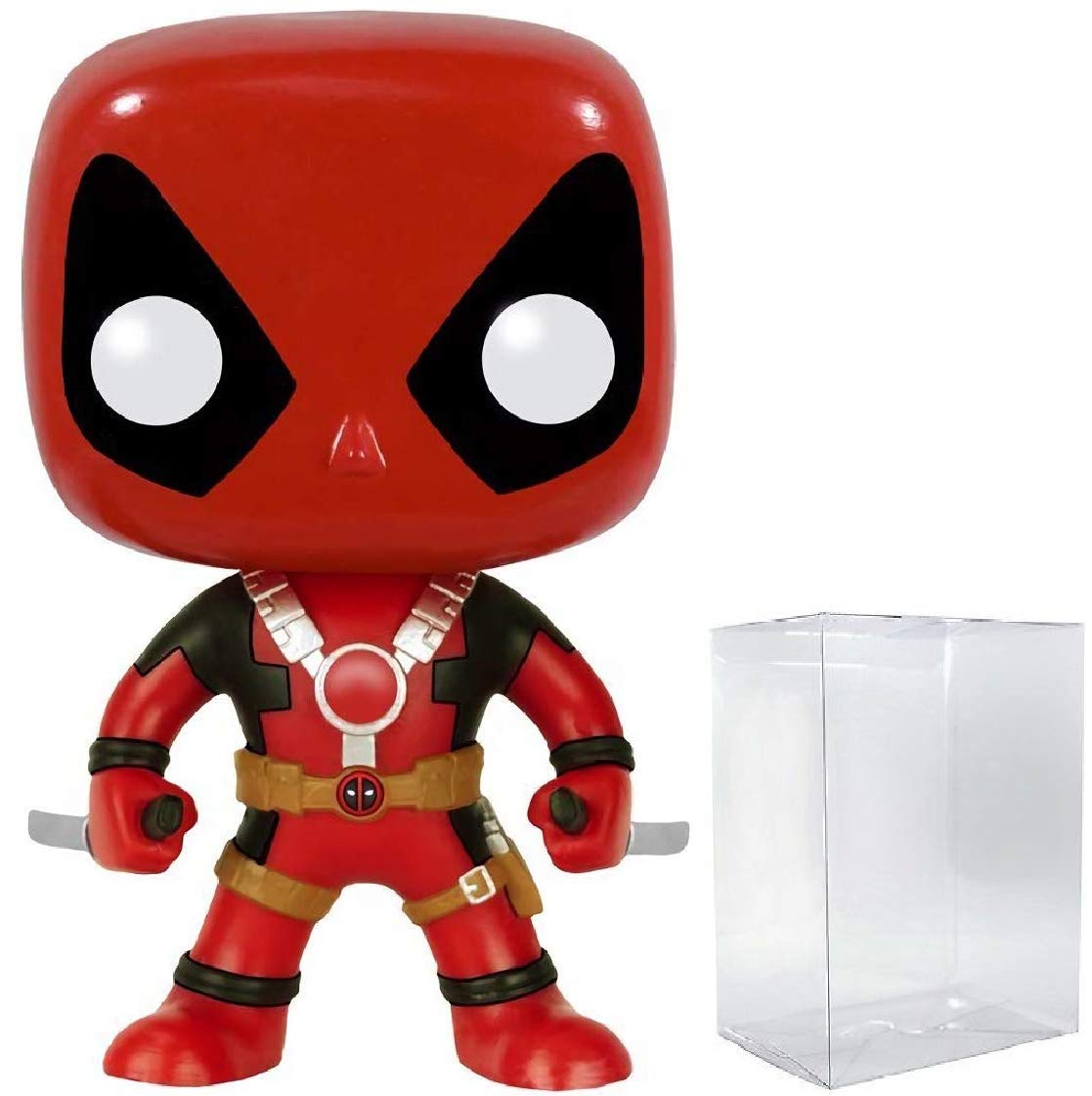 Funko Pop! Marvel Heroes: Deadpool with Two Swords #111 Vinyl Figure (Bundled with Pop Box Protector Case)