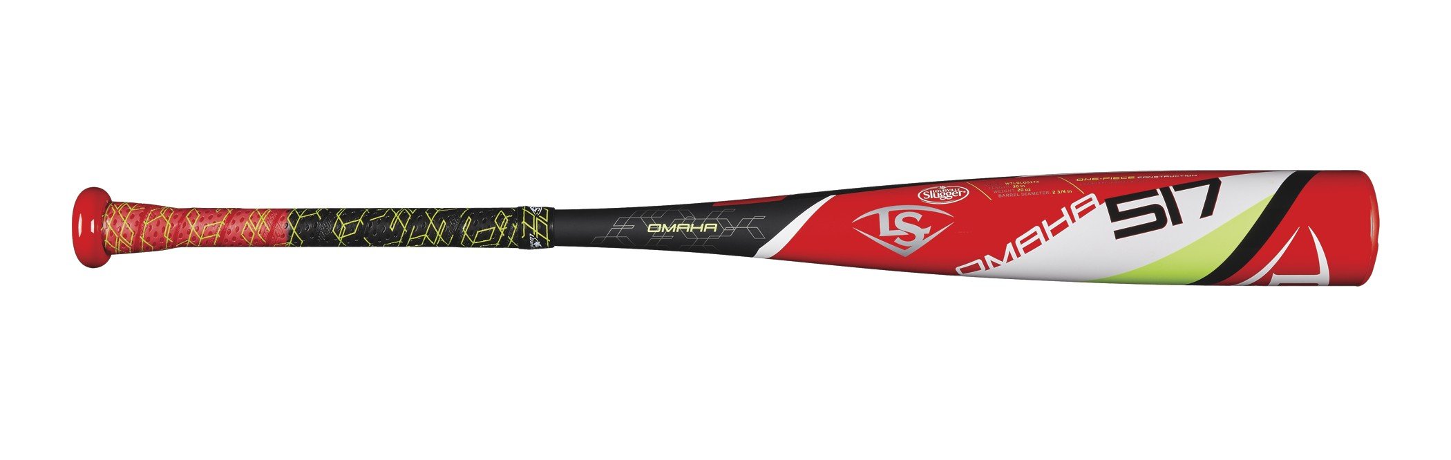 Louisville Slugger Senior League Omaha 517 2 3/4" (-10) Baseball Bat, 30"/20 oz