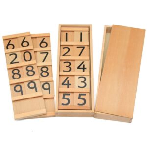 LEADER JOY Montessori Math Materials Teens & Tens Boards Preschool Toddler Toys Seguin Boards Home Edition