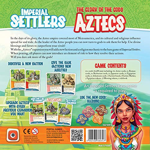 Portal Games Imperial Settlers Aztecs Game, Multicolor