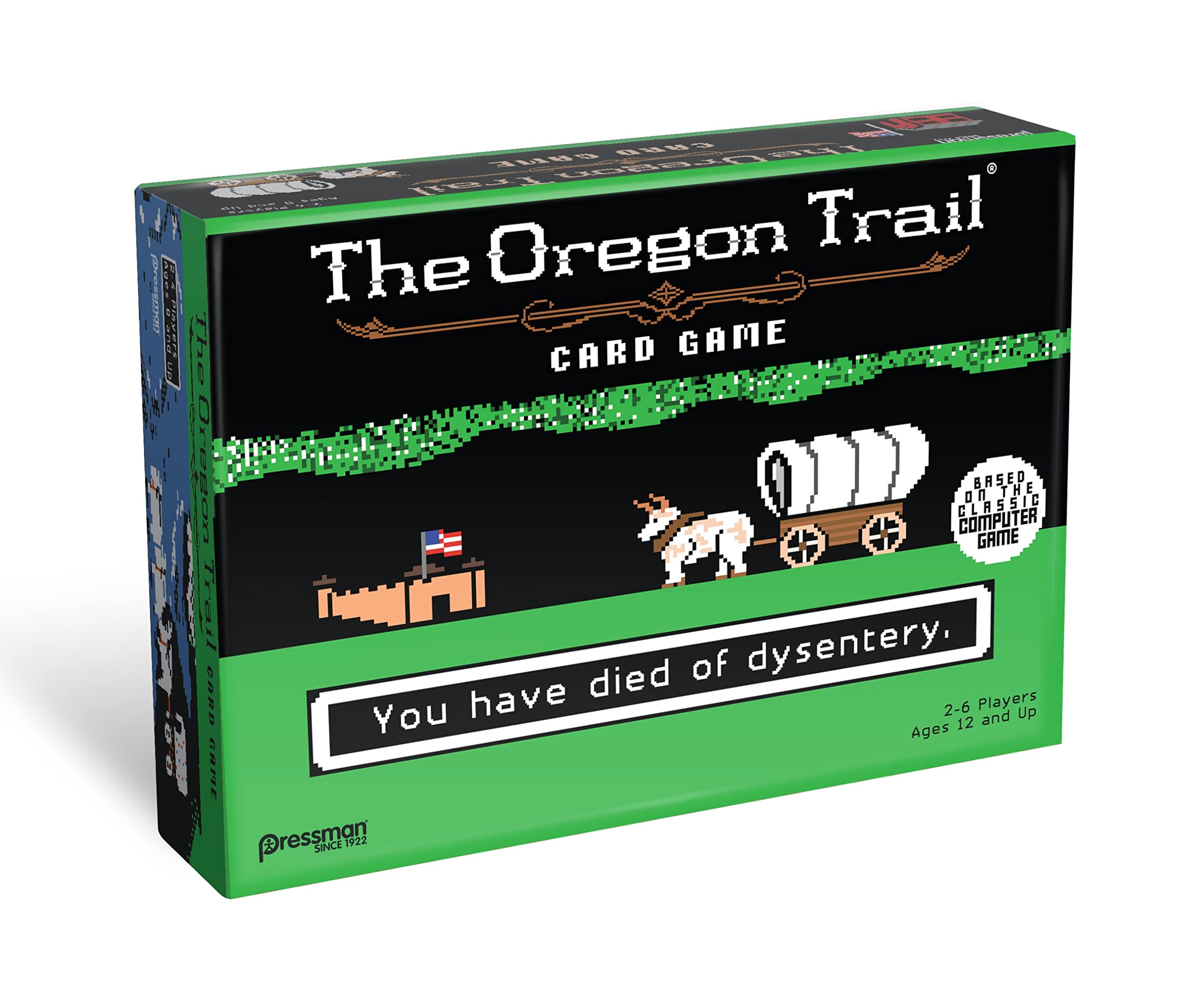 Pressman The Oregon Trail Card Game - Cooperative Gameplay Based on The Classic Computer Game, Ages 12 and Up, 2-6 Players