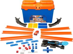 hot wheels track builder stunt box