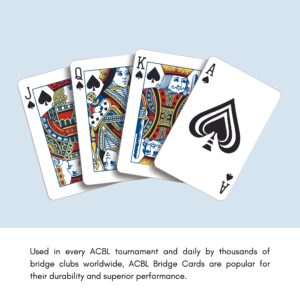 Baron Barclay The Official American Contract Bridge League (ACBL) Playing Cards - 1 Dozen Decks - Bridge Sized - Plastic Coated