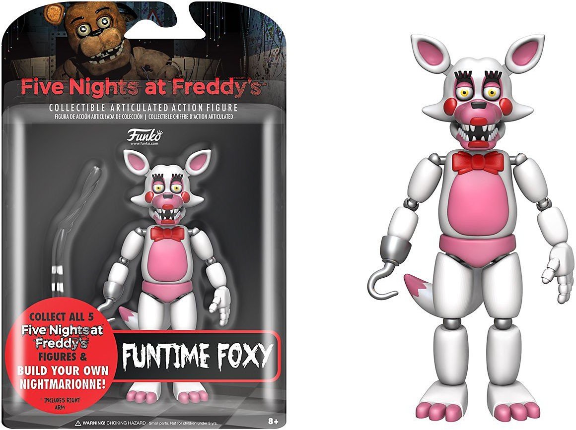 Funko 5" Articulated Five Nights at Freddy's - Funtime Foxy Action Figure for 96 months to 1200 months