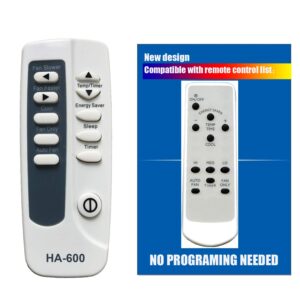 ha-600 replacement for frigidaire air conditioner remote control 309350502 works for fac054j7a4 fac054k7a1 fac054k7a2 fac054k7a3 fac055j7a3 fac055k7a1 fac055k7a2 fac055k7a3 fac064j7a1 fac064j7a2